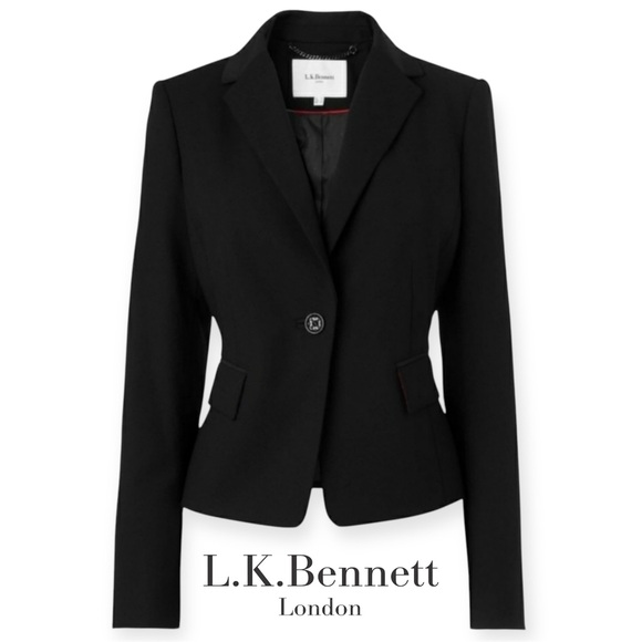 LK Bennett | Jackets & Coats | Lk Bennett London Jodie Jacket Fitter ...